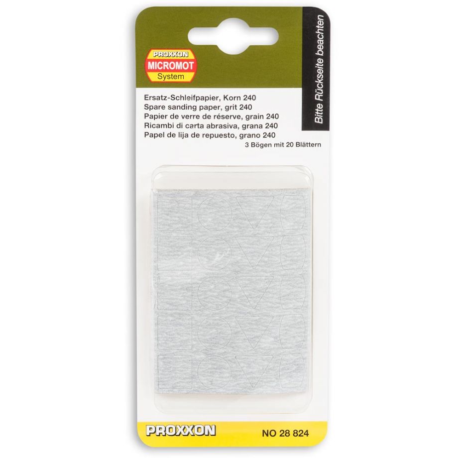 Proxxon Sanding Sheets for PS13 Pensander (28822, 28824 & 28826) – Home ...