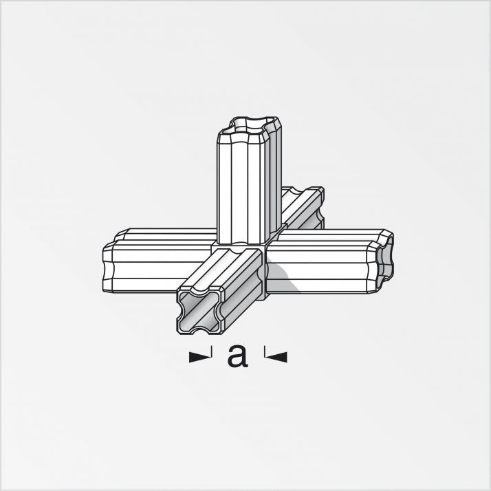 Combitech 90 Degree 5-Spigot Edge Connector for 23.5mm Tube – Home ...